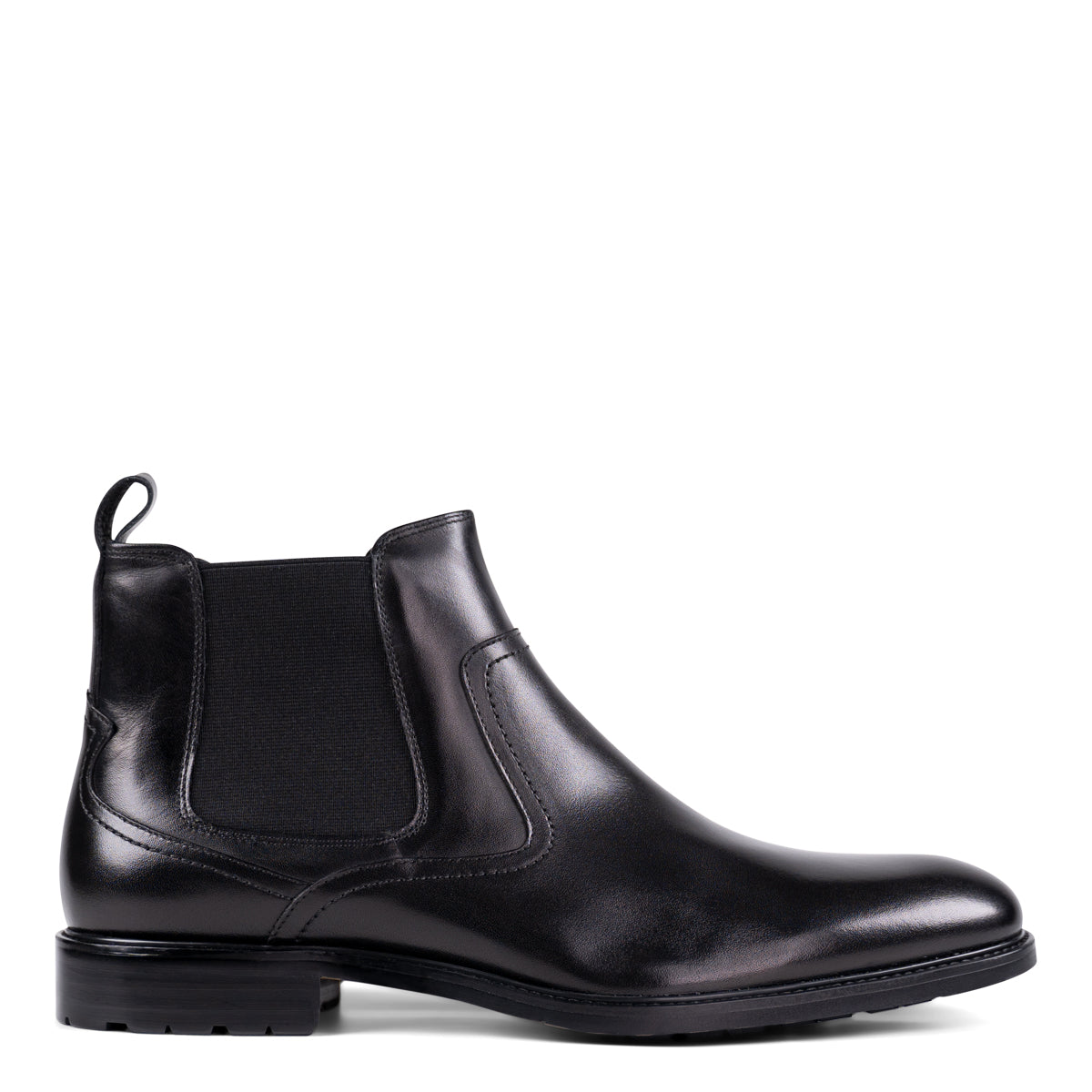 Men's Shoes - Batsanis Garrett Black - Leather Chelsea Boots